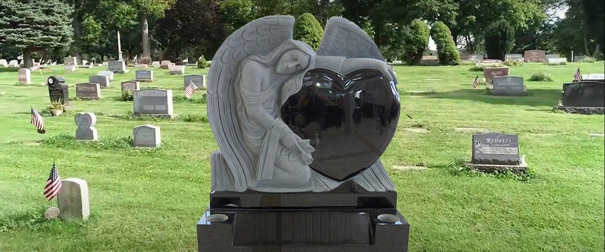Angel Monuments- Granite Angel Monuments for Cemetery Grave