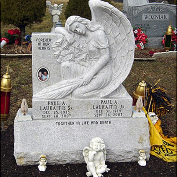 Angel Monuments- Granite Angel Monuments for Cemetery Grave