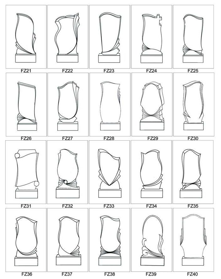 Wing Monuments | Winged Style Monuments Memorial Stones